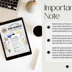 A4 Zine Template Bundle: 8-page Mini Zine Layouts (digital Download PDF ...