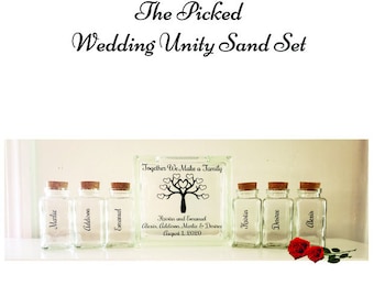Wedding Unity Sand Ceremony Set Blended Family Together We | Etsy