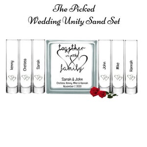 Wedding Unity Sand Ceremony Set Blended Family Together We Make a ...