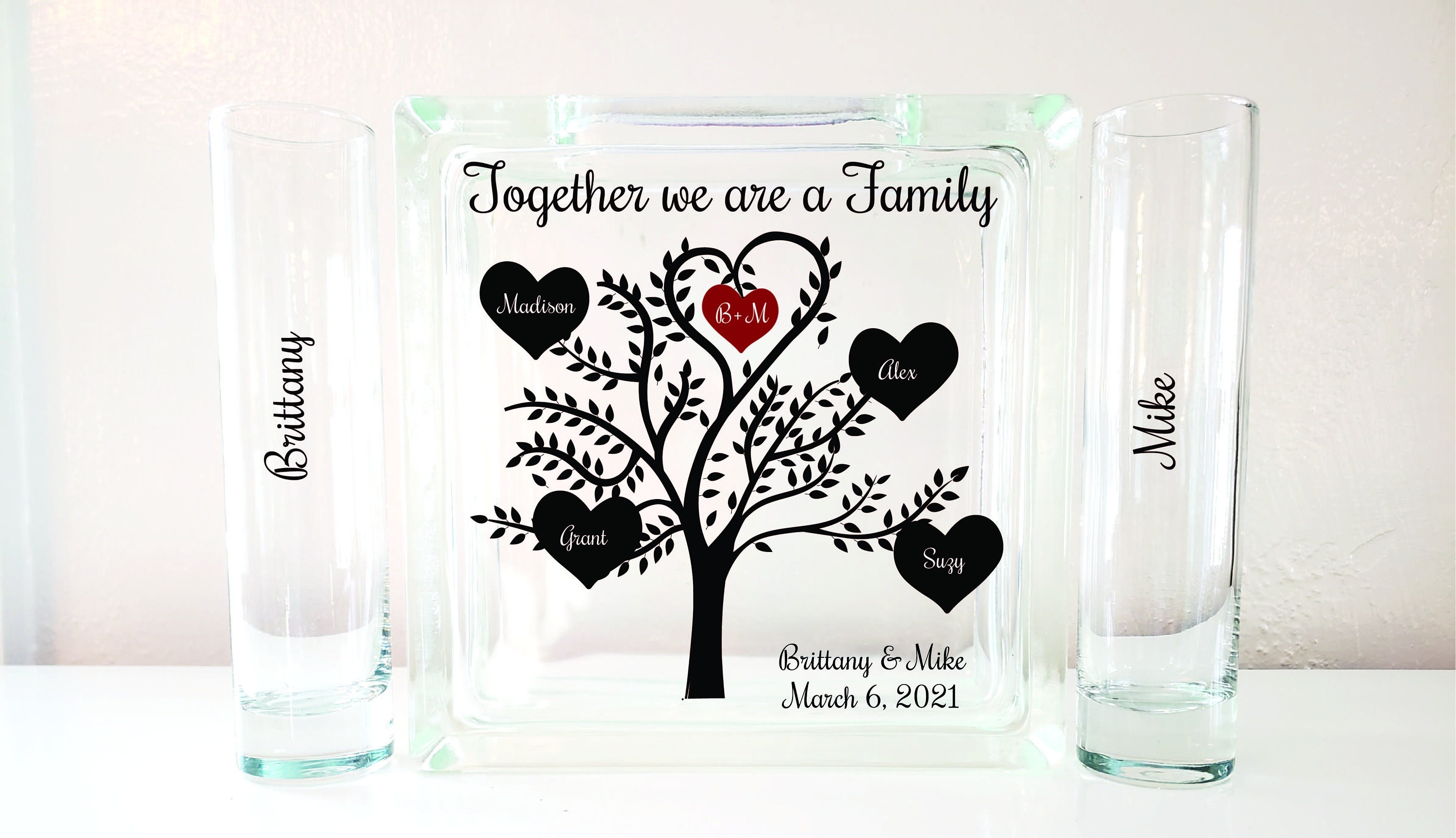 Blended Family Unity Blended Family Sand Unity 8 pouring vases Together ...
