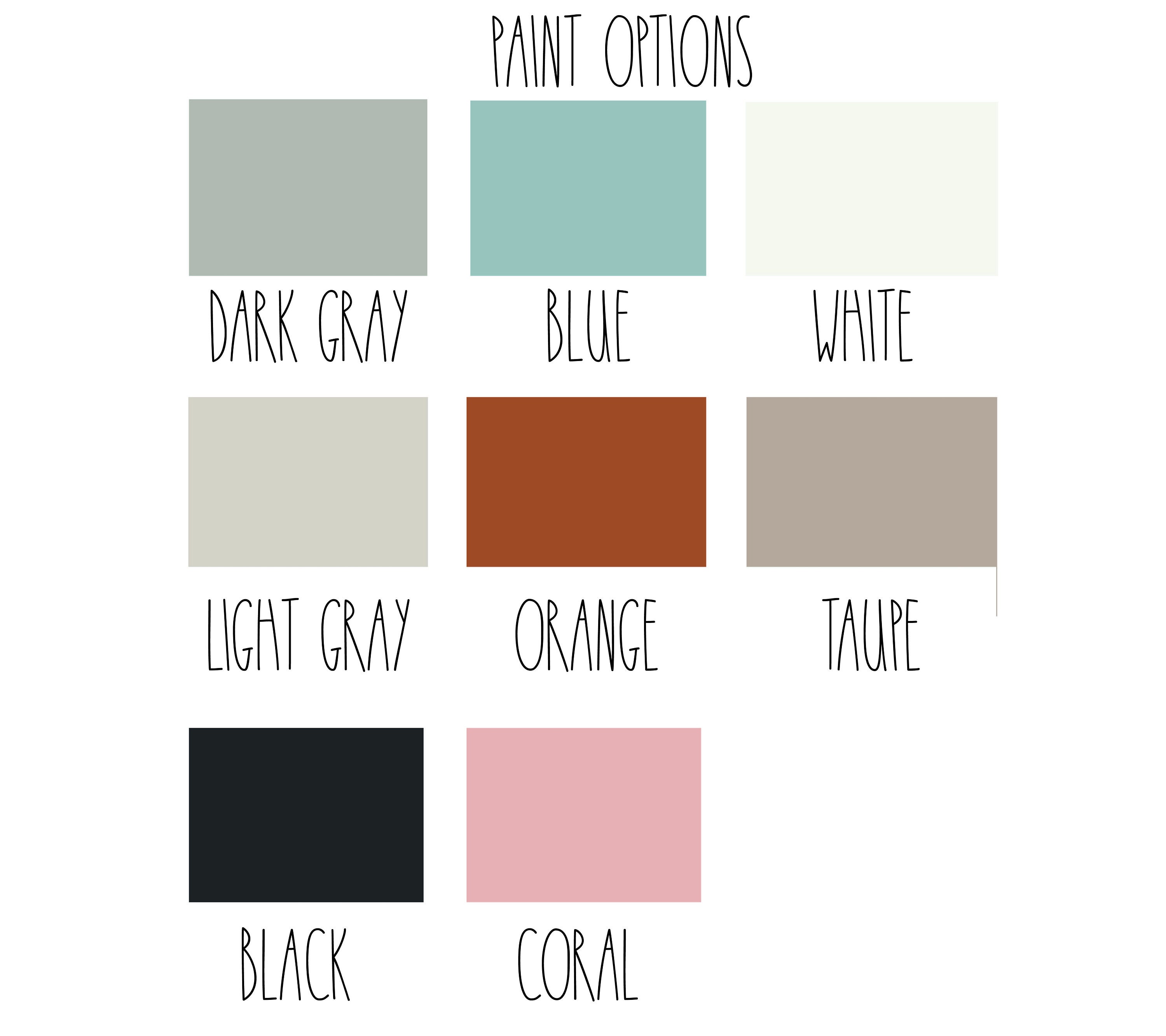 Custom Wood Signs: Select Font Colors Text Framed Wood | Etsy