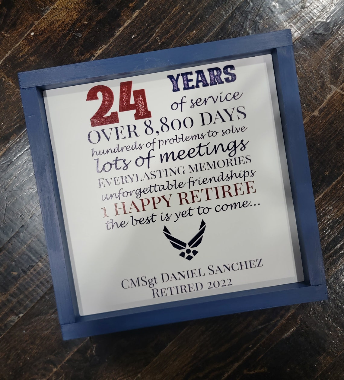 Military Retired Gift Gift for Her Gift for Him - Etsy