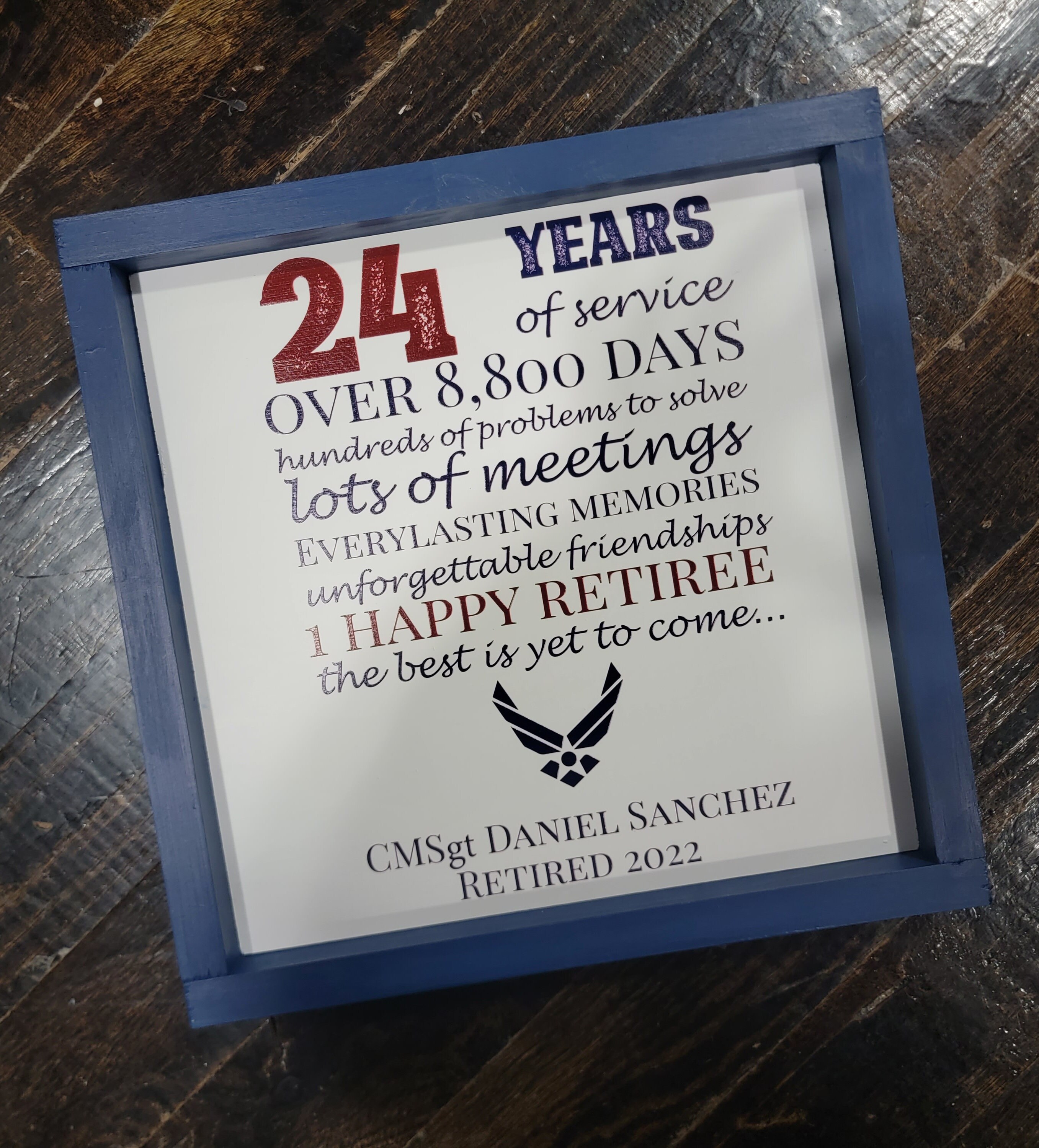Military Retired Gift Gift for Her Gift for Him - Etsy