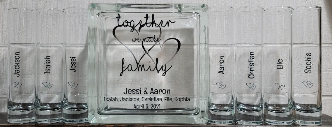 Wedding Unity Sand Ceremony Set Blended Family Together We - Etsy