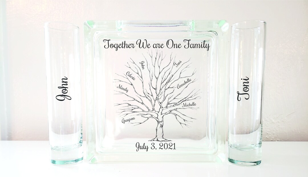 Wedding Unity Sand Ceremony Set Blended Family Together We Make a ...