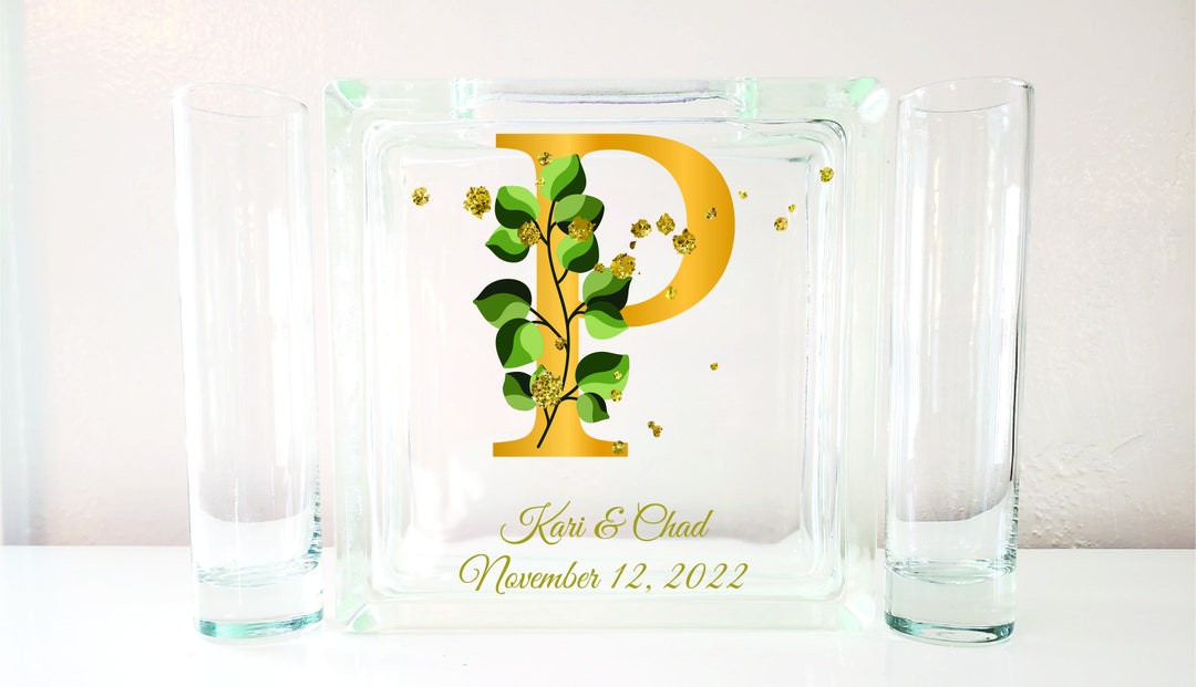 Monogram Wedding Unity Sand Ceremony Set Blended Family TPUWUS500 - Etsy