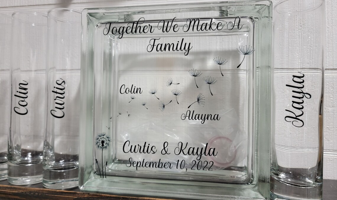 Together We Make a Family Unity Sand Ceremony Set TPUWUS504 - Etsy