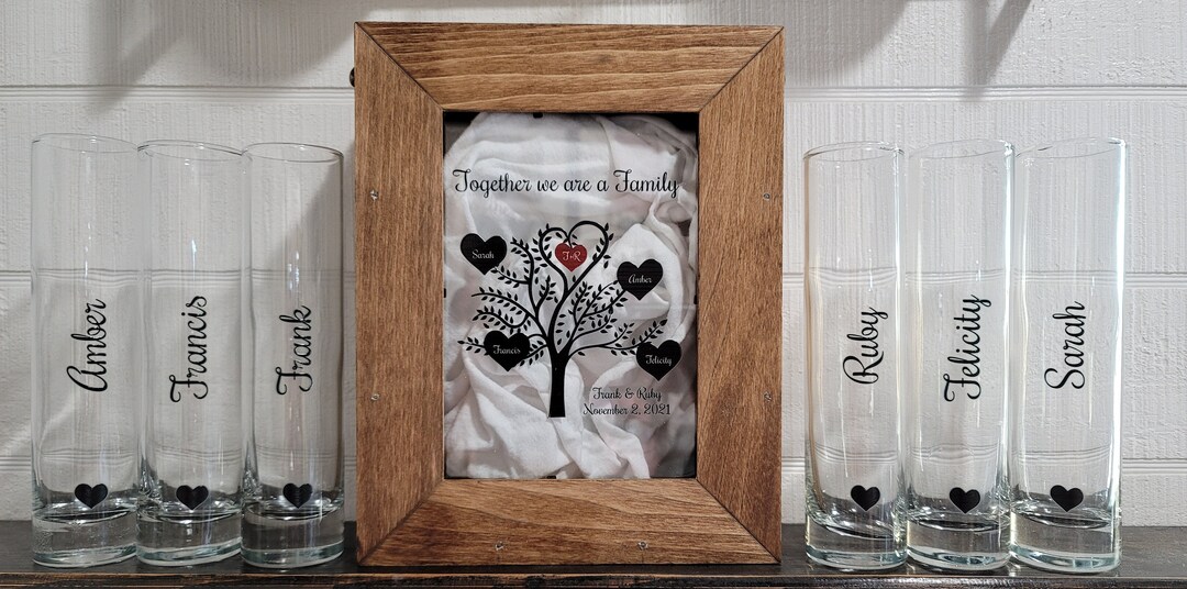 Wedding Unity Sand Ceremony Set Blended Family Together We Make a ...