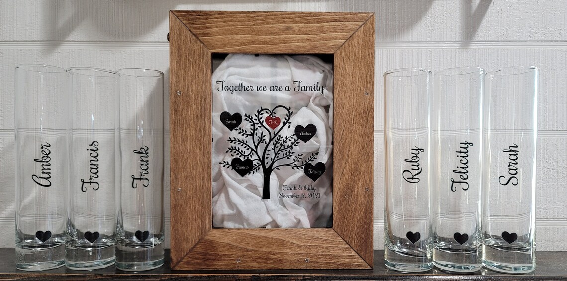 Wedding Unity Sand Ceremony Set Blended Family Together We | Etsy