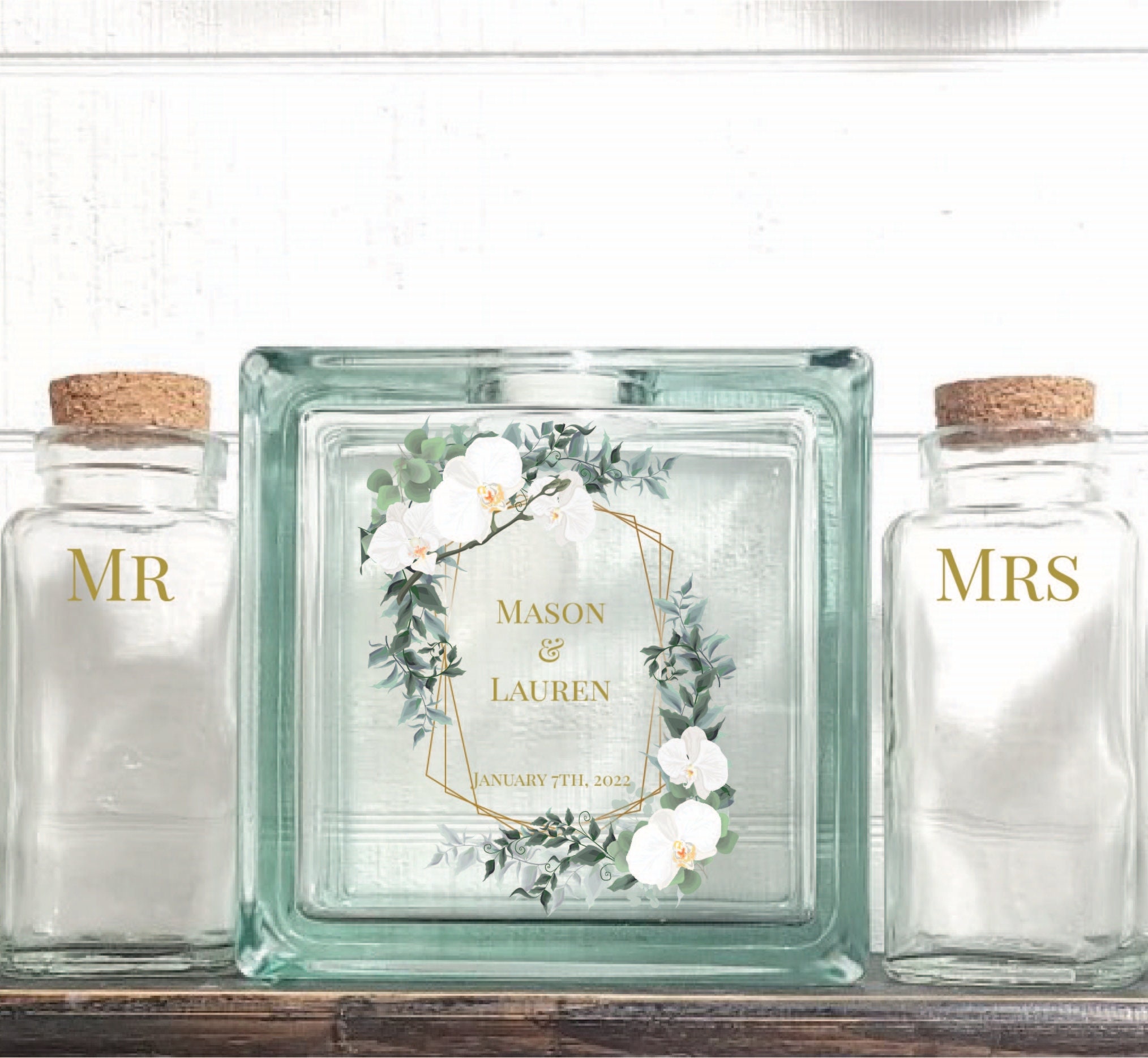 Wedding Unity Sand Ceremony Set Blended Family Tpuwus405cork - Etsy