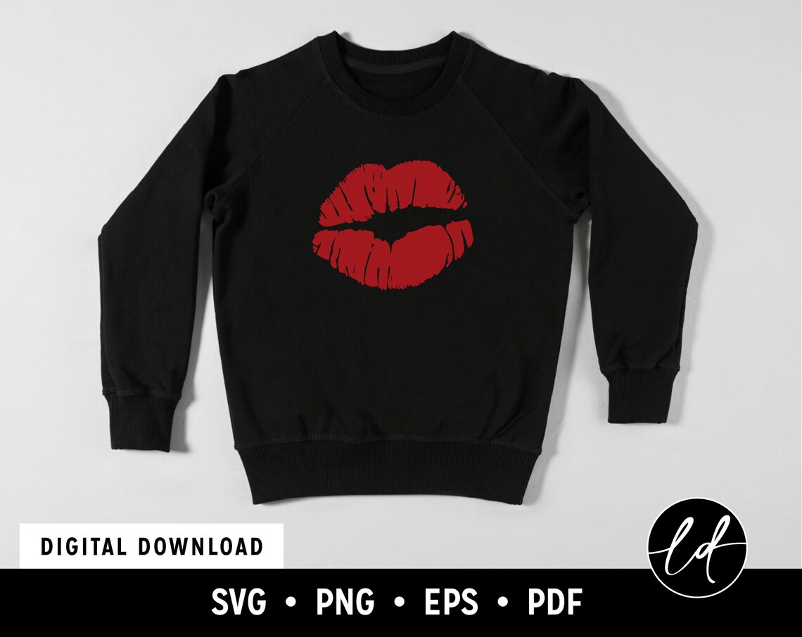 Kissy Lips SVG, Kiss SVG, Lips SVG, Smooch Svg, Love Svg, Valentine ...