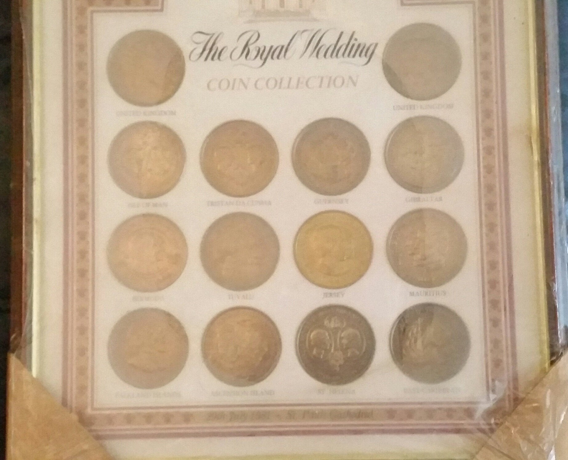 The Royal Wedding Coin Collection 29th July 1981 St. Paul's Cathedral ...