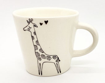 Giraffe Mug Cute Giraffe Coffee Mug Zoo Mug Animal Lover - Etsy