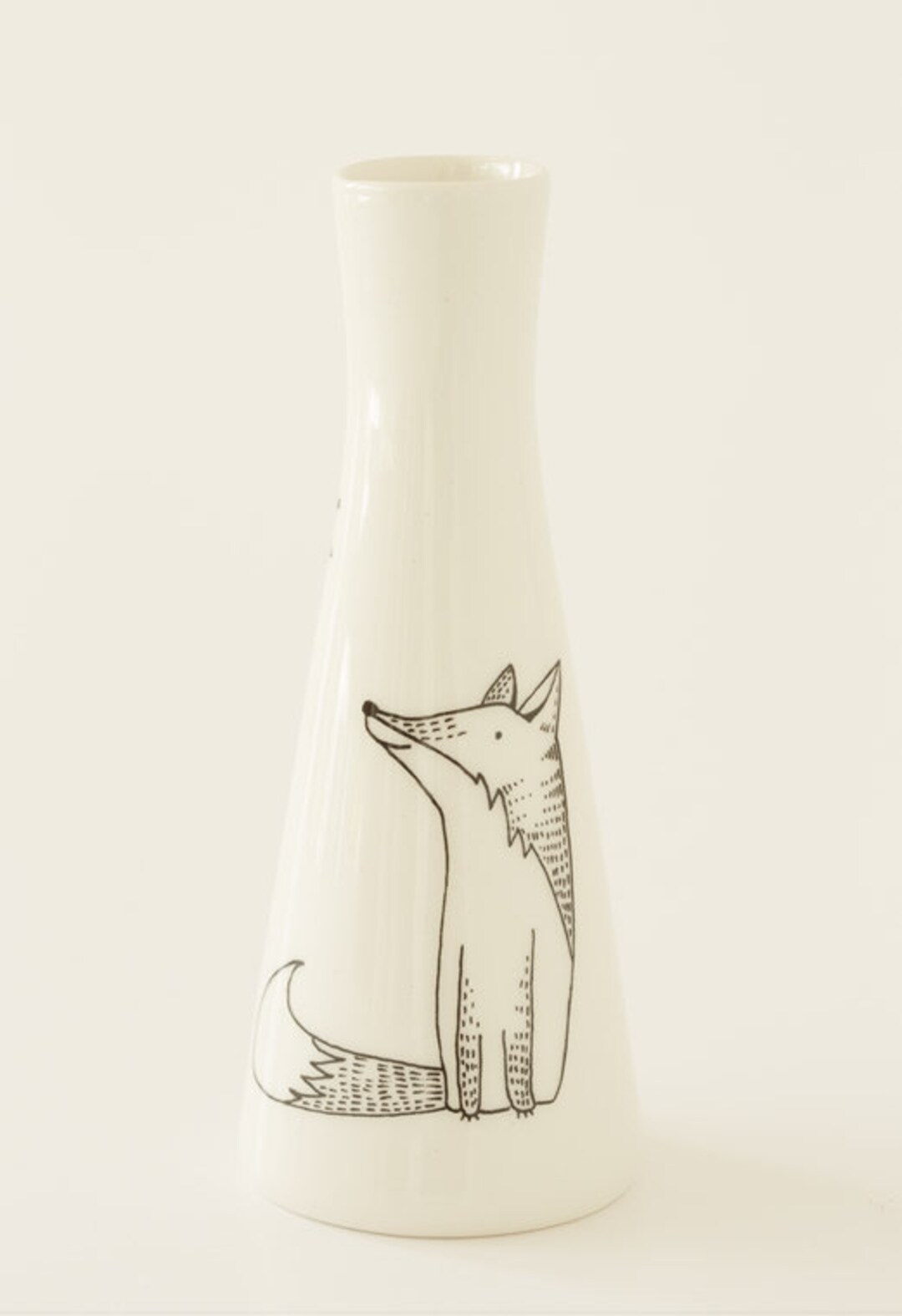 Ceramic Vase - Happy Fox - Etsy