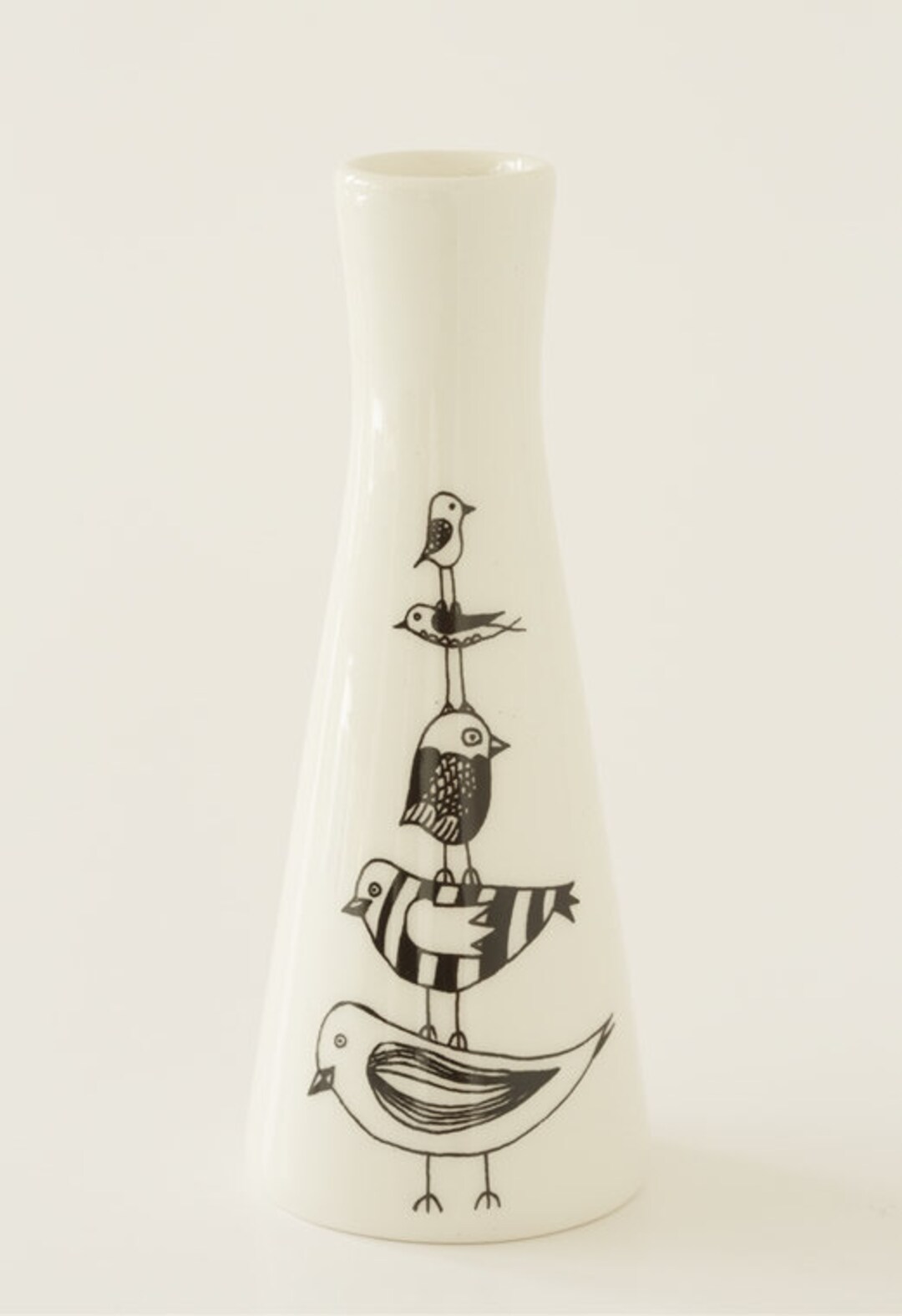 Ceramic Vase - Stack of Birds - Etsy