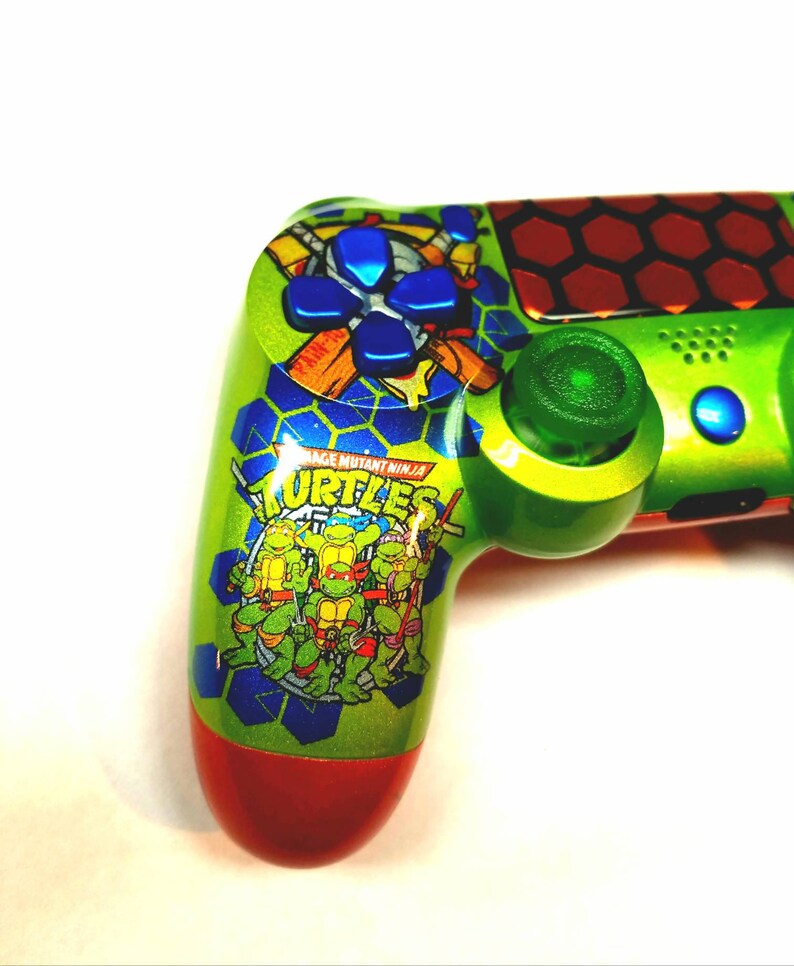 Custom LEO-TMNT New Wireless Dualshock4 Controller Made to | Etsy