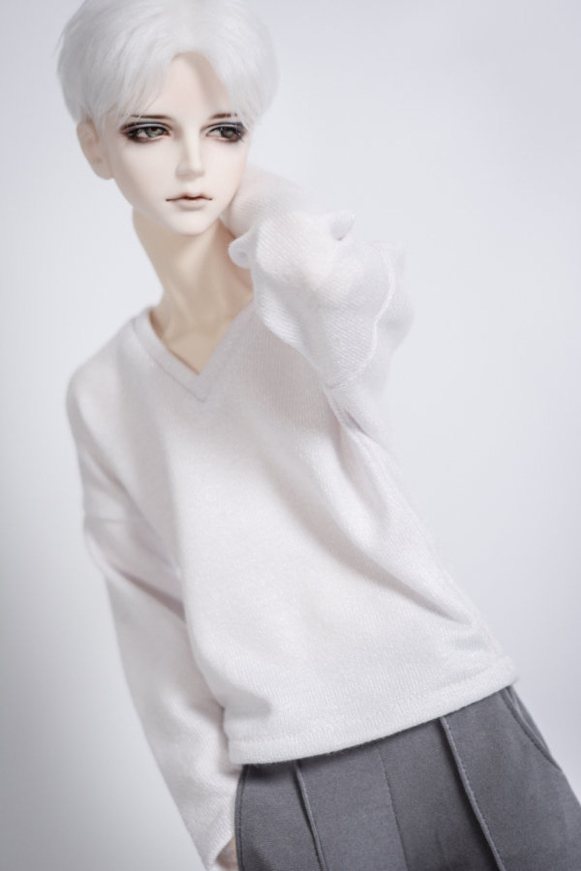 Casual V Neck Sweater Top for Bjd 1/4 MSD 1/3 SD13 SD17 Uncle - Etsy