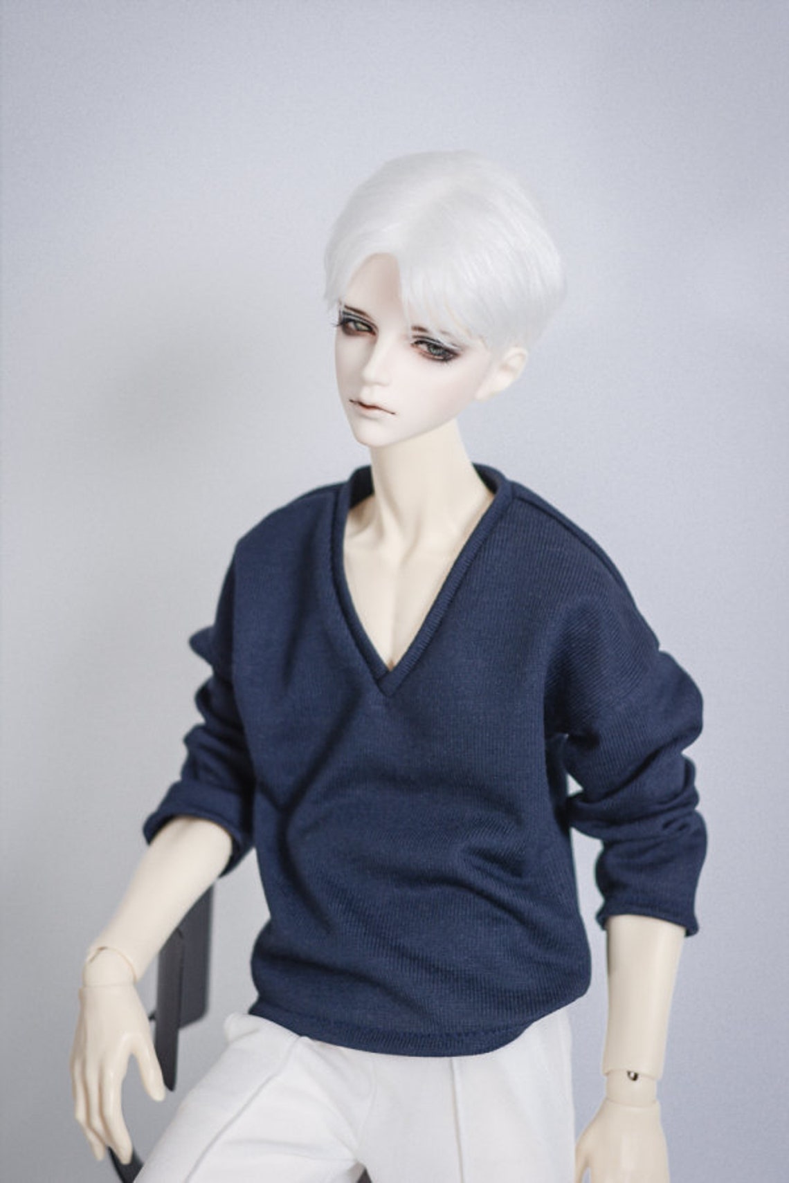 Casual V Neck Sweater Top for Bjd 1/4 MSD 1/3 SD13 SD17 Uncle - Etsy
