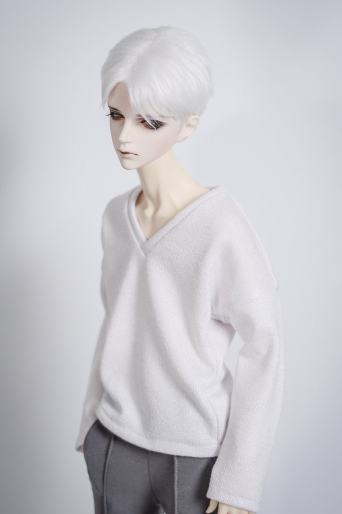 Casual V Neck Sweater Top for Bjd 1/4 MSD 1/3 SD13 SD17 Uncle - Etsy