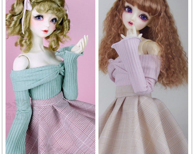 Sweetie Outfit Sweaterskirt for BJD 1/4,1/3 Doll Clothes Customized CWB169 - Etsy
