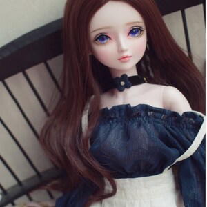 Fashion Outfit Topskirtnecklacestocking for BJD 1/6 1/4 MSD,1/3 Doll ...