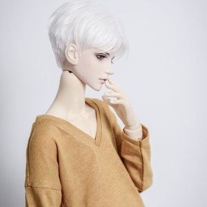 Casual V Neck Sweater Top for Bjd 1/4 MSD 1/3 SD13 SD17 Uncle Doll ...