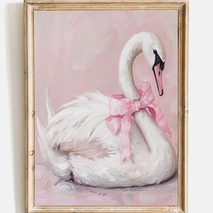 Swan Print - Etsy