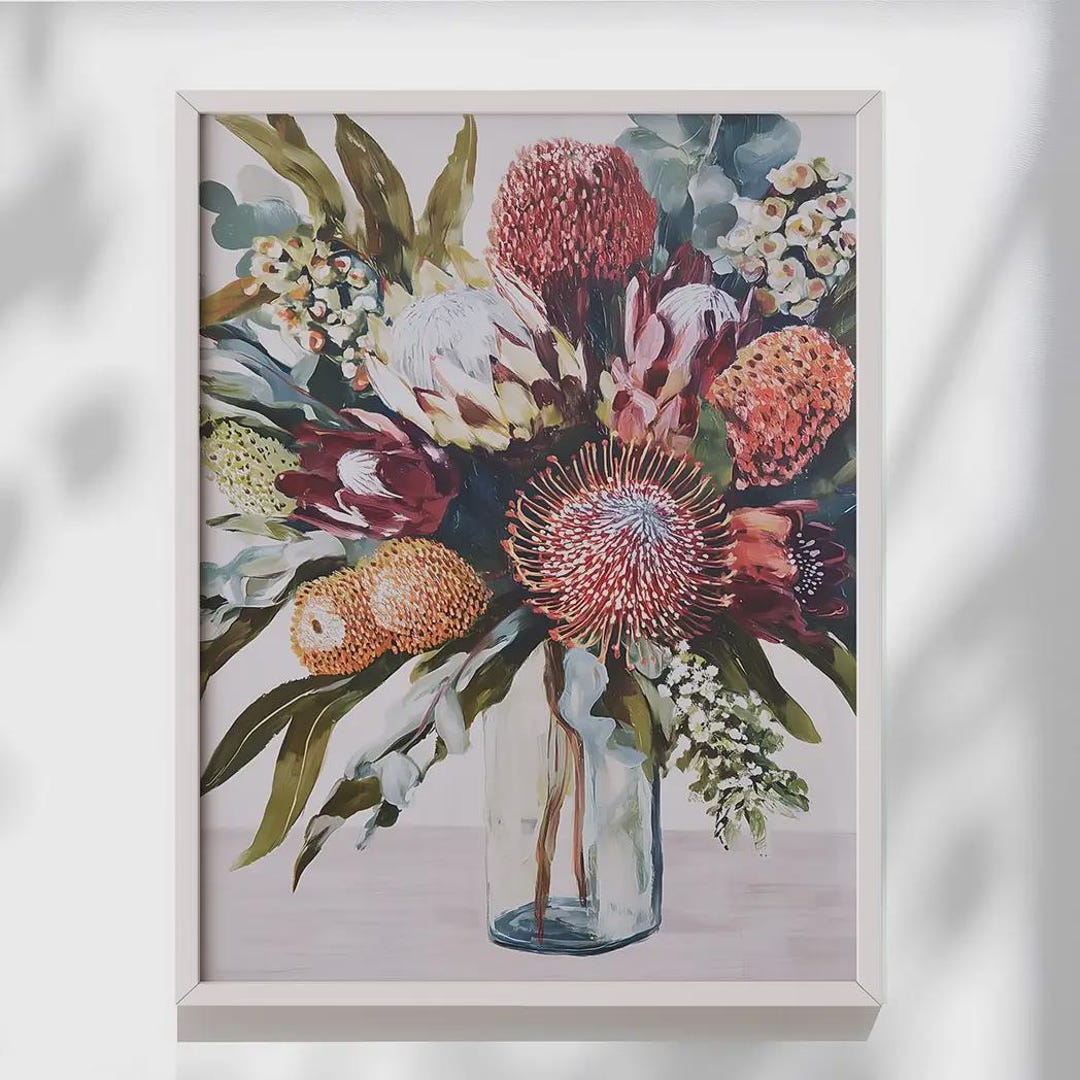 Australian Native Botanical Wall Decor: Australian Flora Poster - Etsy