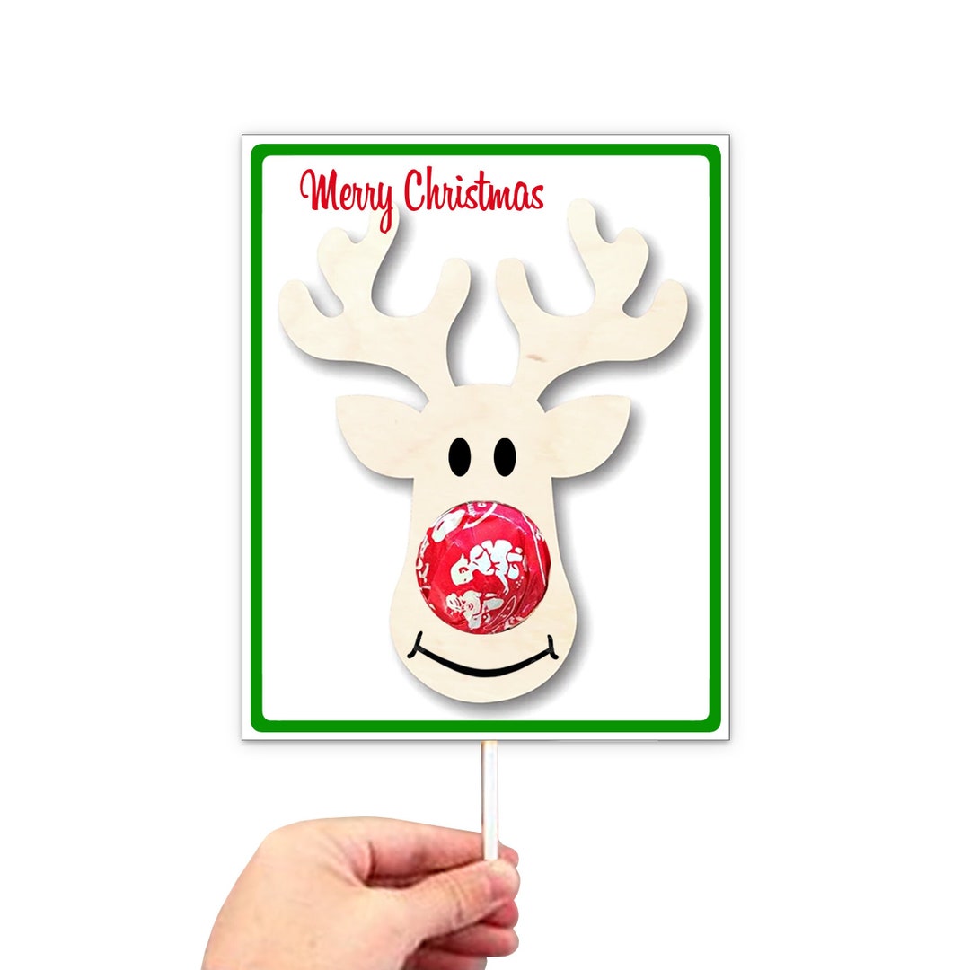 Rudolph Lollipop Cards INSTANT DOWNLOAD / Gifts for Classmates / School ...