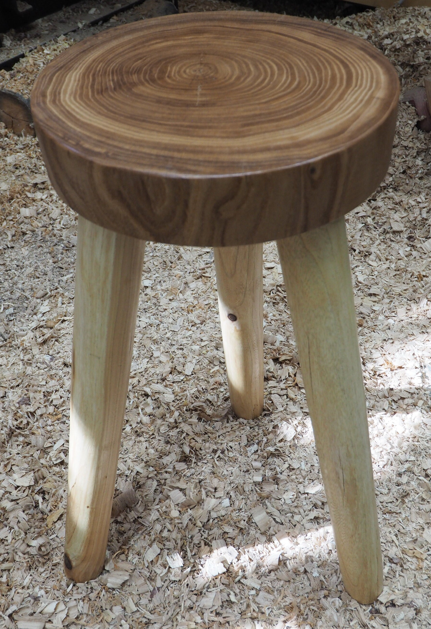 Three-legged Ash Stool - Etsy