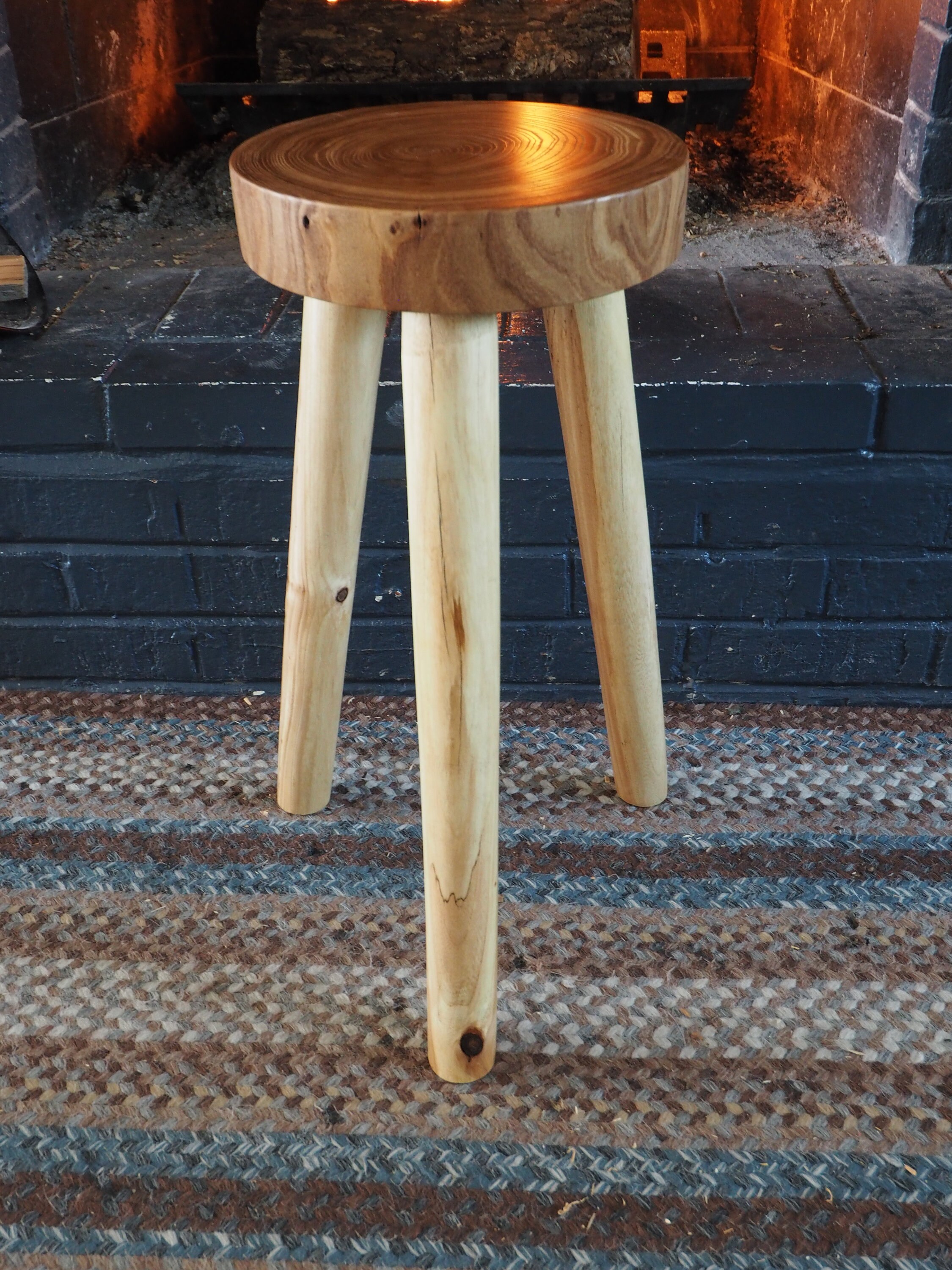 Three-legged Ash Stool - Etsy