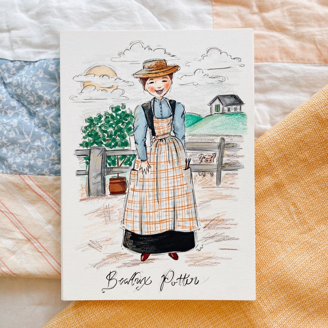 Beatrix Potter Beatrix Potter Artwork Miss Potter Miss - Etsy
