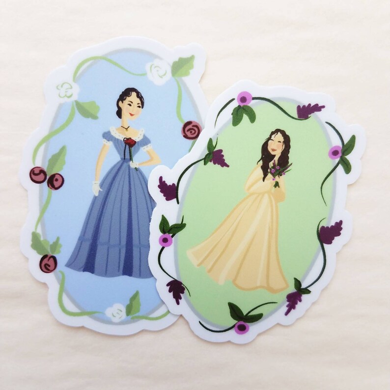 Little Women Meg March Sticker Little Women Sticker Little | Etsy