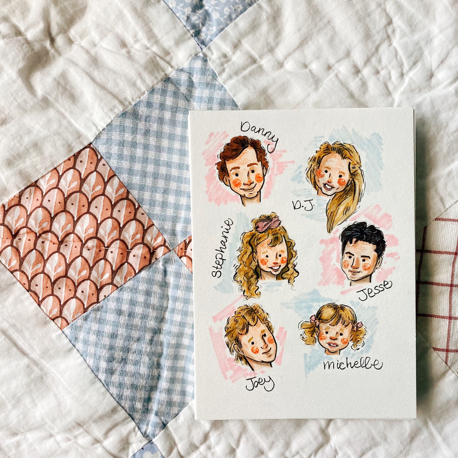 Full House Illustration Full House Art Full House Artwork - Etsy