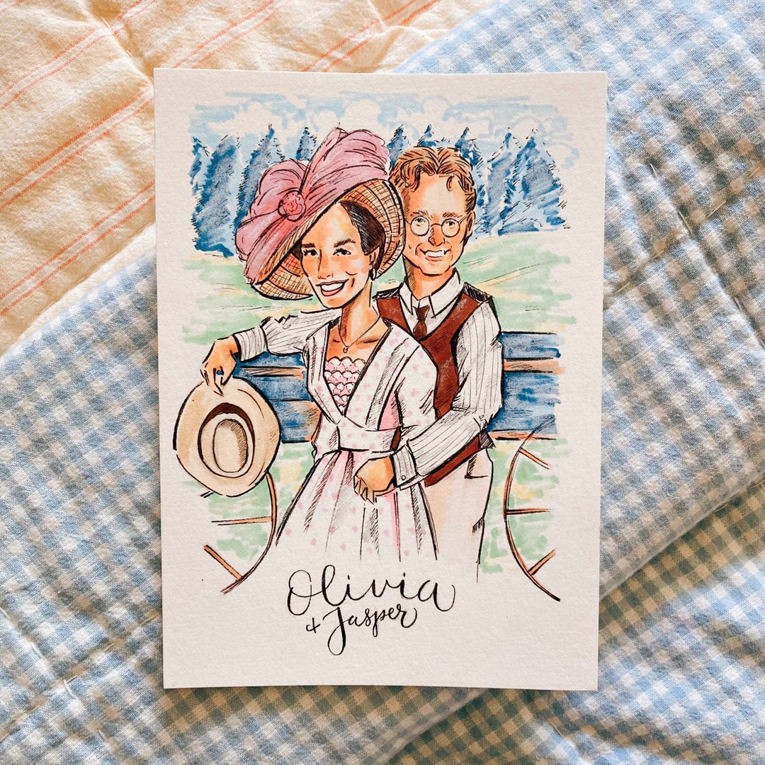 Road to Avonlea Illustration, Olivia and Jasper Dale Artwork - Etsy
