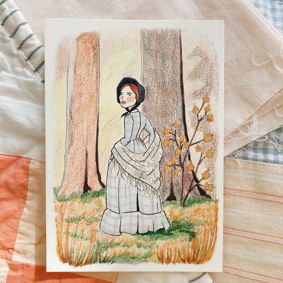 Jane Eyre Drawing Illustration For Jane Eyre By Charlotte Bronte