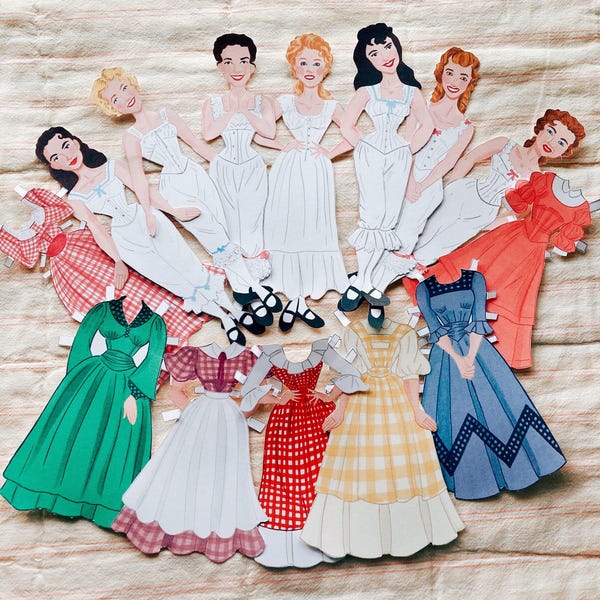 Bride Paper Doll - Etsy