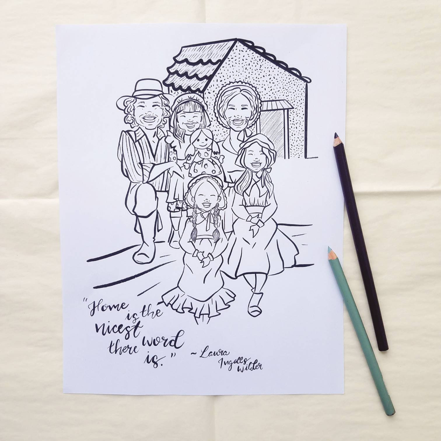 Little House On The Prairie Printables