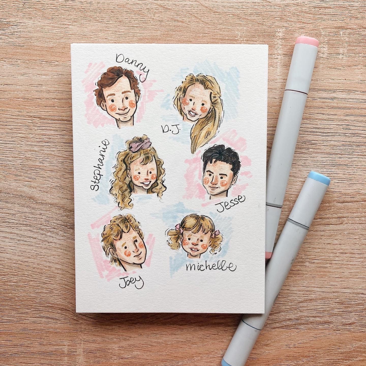 Full House Illustration Full House Art Full House Artwork - Etsy