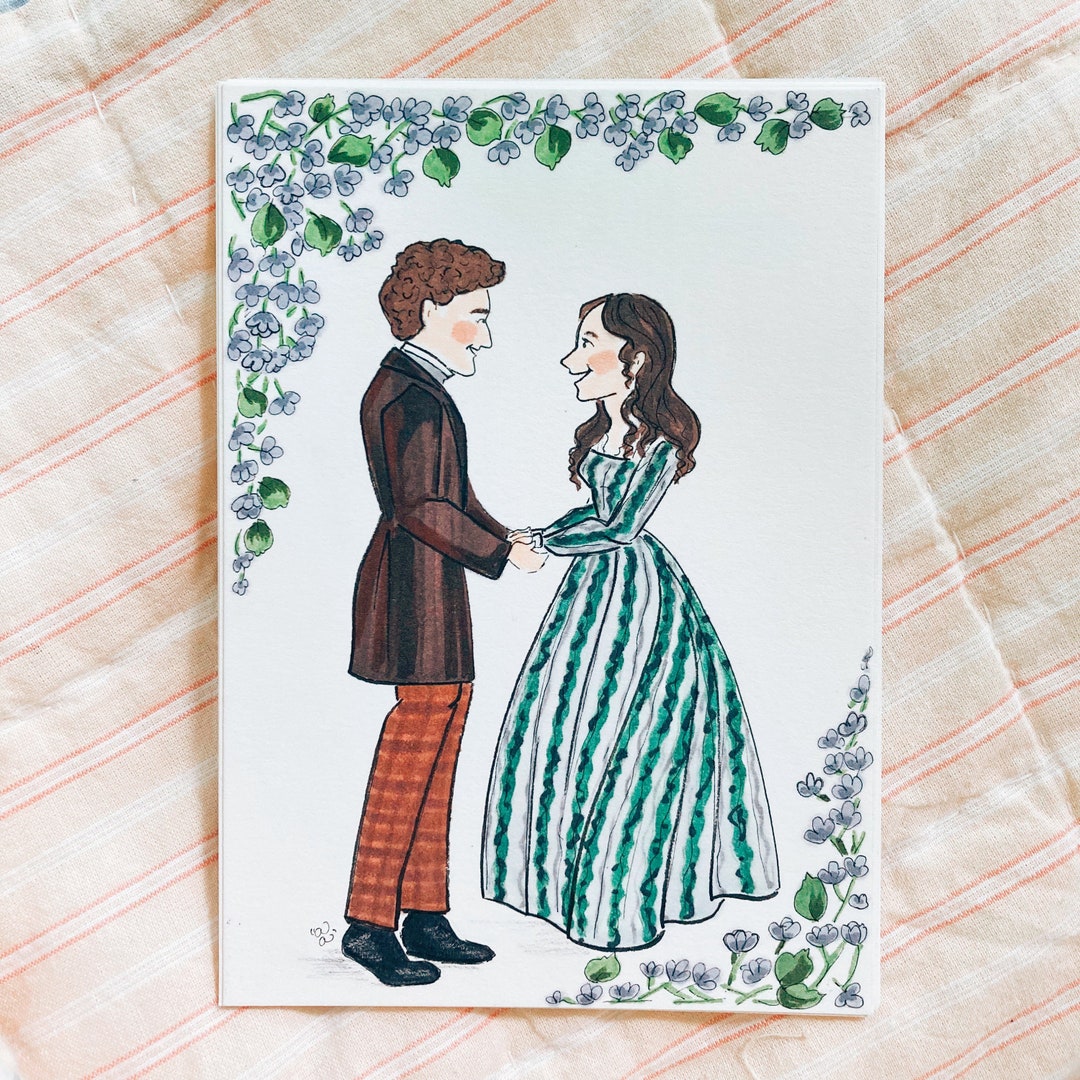 Little Women Art Little Women Drawing Meg and John Little - Etsy