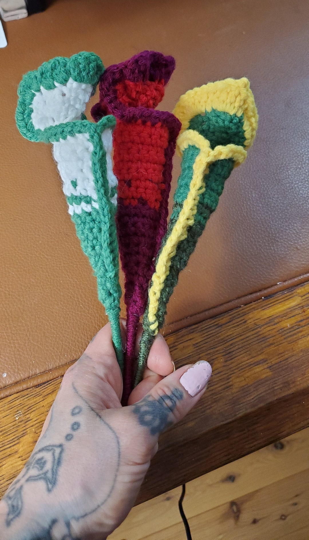 Handmade Crochet Carnivorous Pitcher Plant - Made to Order ...