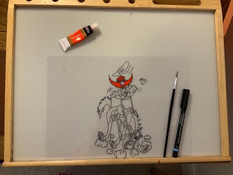 Hand Painted Cel Animation Artwork - Etsy