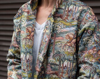 Tapestry jacket | Etsy