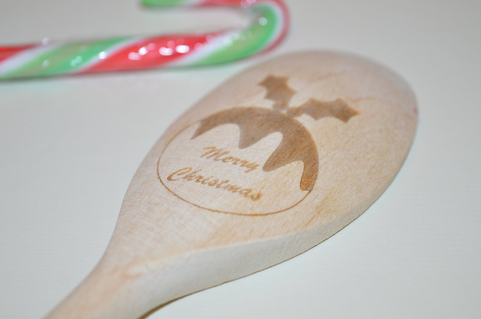 Personalized Wooden Spoon Available With A Christmas Pudding - Etsy UK
