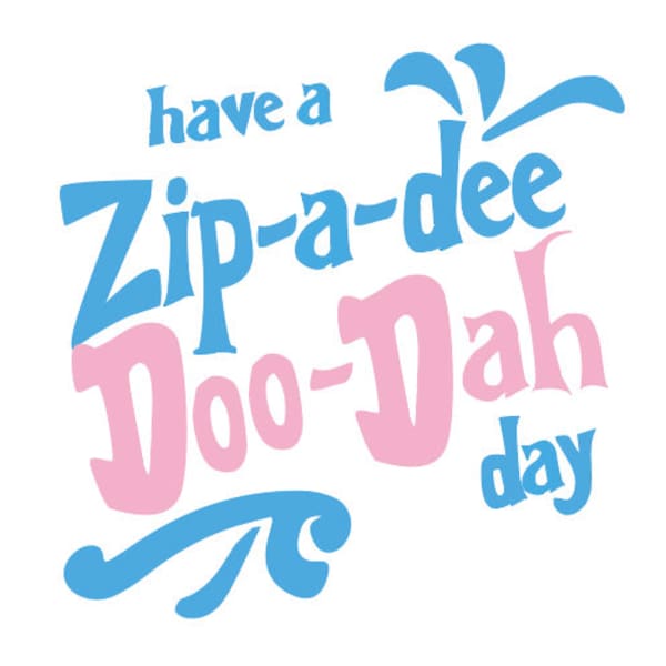 Zip a Dee Doo Dah - Etsy