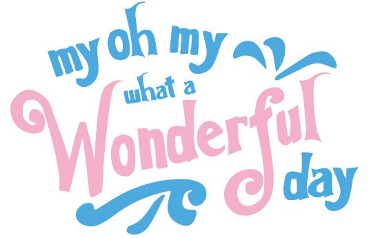 My Oh My What a Wonderful Day - Etsy