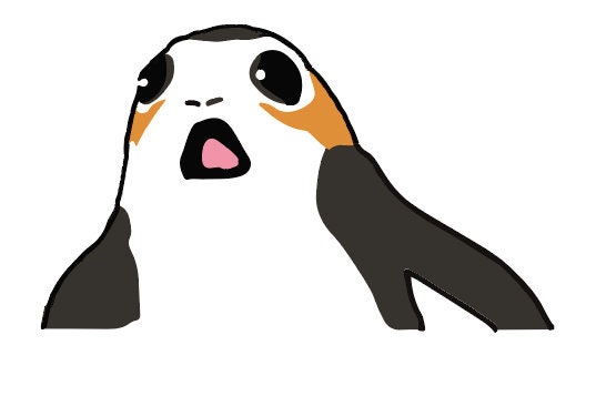 Porg SVG (color) - Etsy