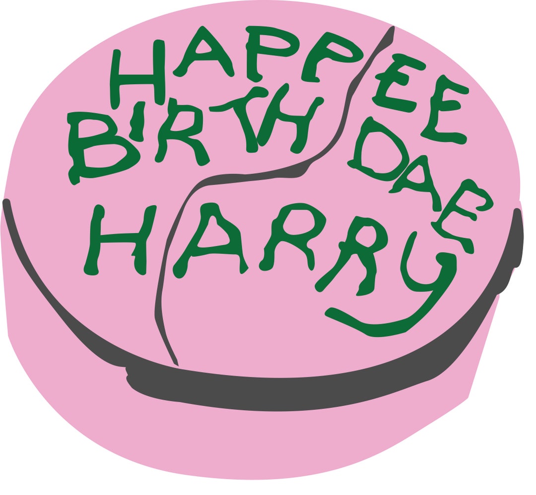 Happy Birthday Harry SVG - Etsy