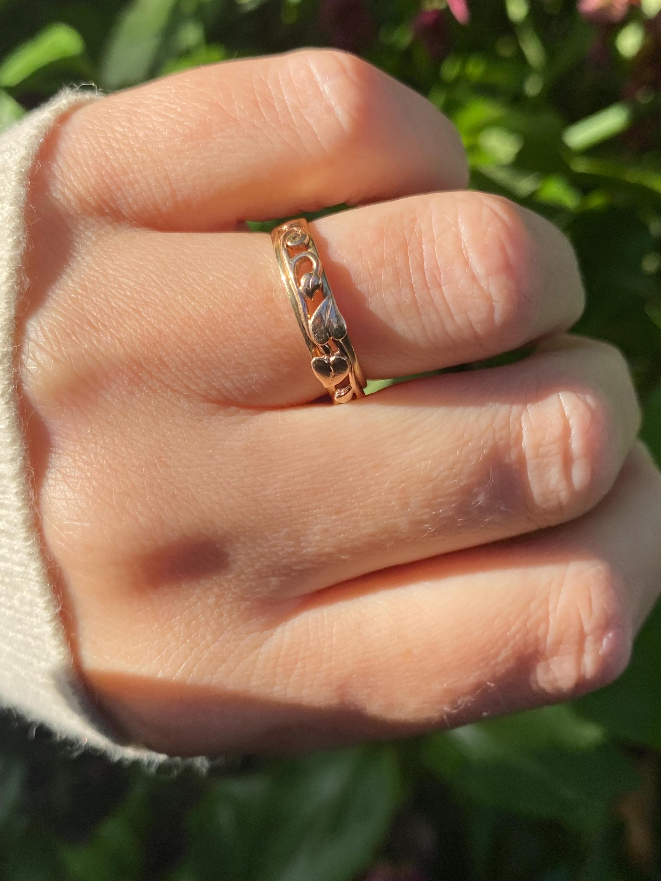 Welsh Gold Rings Etsy
