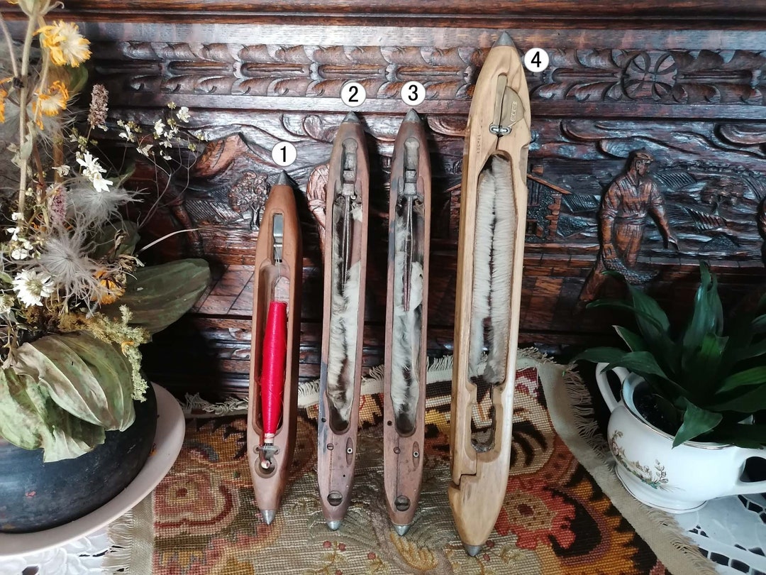 Vintage Stretched Interlocking Boat Shuttles Choice of Wood,hand ...